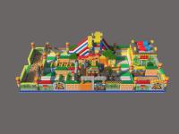 China Jungle Tiger Theme Inflatable Fun Park For Childrens Playground for sale