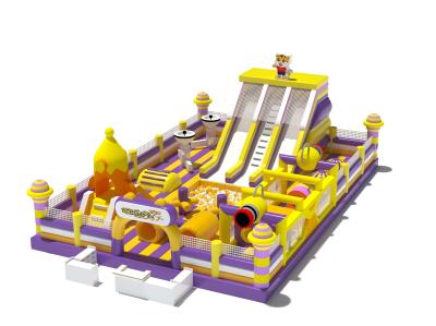 China Tiger Fun Park Playground With Big Slides And Obstacles Course for sale