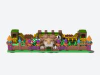 China Lion Theme Park Slides Inflatable Jumping Castle For Children for sale