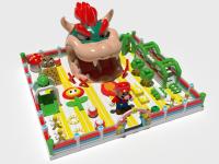China Kids Dragon Animals Inflatable Bouncy Castle With Obstacles for sale