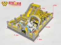China Rabbit Park Inflatable Jumping Blow Up Castles With Sand Pool for sale