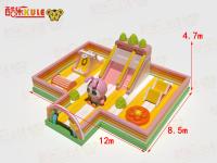 China Children Animals Park Inflatable Castles Customized With Games for sale