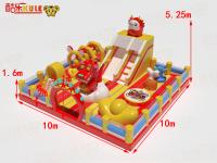 China PVC Tarpaulin Dragon Park Inflatable Jumping Castle  For Children for sale