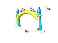 China Ocean Dolphin Inflatable Arches 8*6m For Party Event Outdoor Advertising for sale