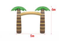 China Palm Theme Outdoor Activities Inflatable Arches For Party Event for sale