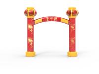 China Outdoor Activities Inflatable Arches Red Color 5*6m For Chinese New Year for sale