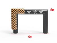 China Customized Outdoor Inflatable Advertising Arch With Logo for sale