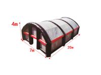 China Large Outdoor Transparent Inflatable Tents Movable For Camping for sale