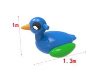 China Blue Bird Outdoor Inflatable Water Floating Toys For Lake And Ocean for sale