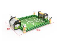 China Interactive Football Inflatable Games Green Color For Event for sale