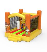 China Donky Inflatable Bouncy Castle For Childrens With Pillar Circle for sale