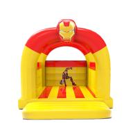 China Iron Man Inflatable Yellow Red Color Bouncy Castle For Kids for sale