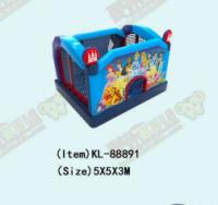 China Disneyland Princess Castle Inflatable Bounce House For Childrens for sale