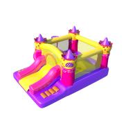 China Commercial Inflatable Bouncer Yellow Pink Purple Color for sale