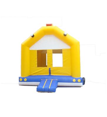 China Yellow Color Simple Model Inflatable Bouncy Castle 5*5*5m for sale