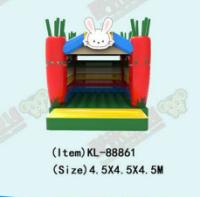 China Carrot Pillar Inflatable Small Jumping House Indoor Palyground for sale
