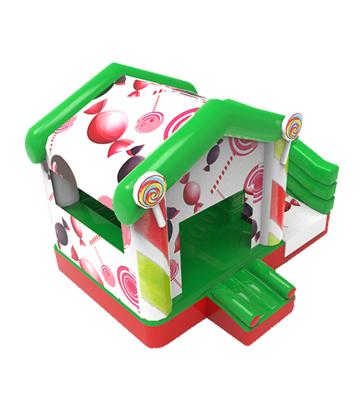 China Candy House Inflatable Jumping Castle With Slides for sale