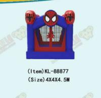 China Spider-Man Inflatable Castle Bouncer Kids Fun Park Playground for sale