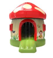 China Inflatable Round Circle Mushroom Bouncy Castle 5*4*4.5m for sale