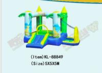China Commercial Inflatable Small Bouncer Castle With Pool For Kids for sale
