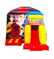 China Toy Story Blow Up Bounce House With Slides Double Stitching for sale