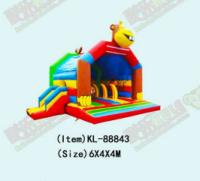 China Safe Inflatable Obstacles Course With Some Cartoon Patterns for sale