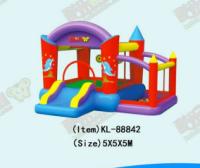 China Commercial Inflatable Bounce House With Dolphin Patterns for sale