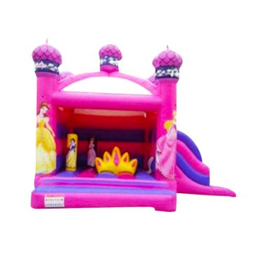China Princess Inflatable Bouncy House jumping With Pillar And Crown for sale