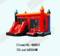 China Trampoline Inflatable Bounce House Indoor Play Customized Color for sale