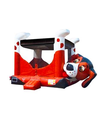 China Dog Theme Inflatable Bouncy Castle Double Stitching Rentals for sale