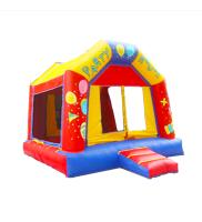 China Large Entrance Inflatable Castles With Two Transparent Windows for sale