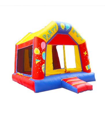 China Large Entrance Inflatable Castles With Two Transparent Windows for sale