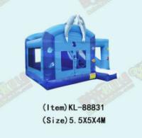 China 0.55mm PVC Inflatable Obstacles Course For Amusement Parks for sale