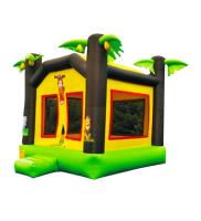 China Palm Tree Small Commercial Bouncy House Children Jumping Castle for sale