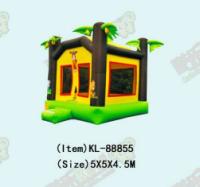 China Palm Tree Small Commercial Bouncy House Children Jumping Castle for sale