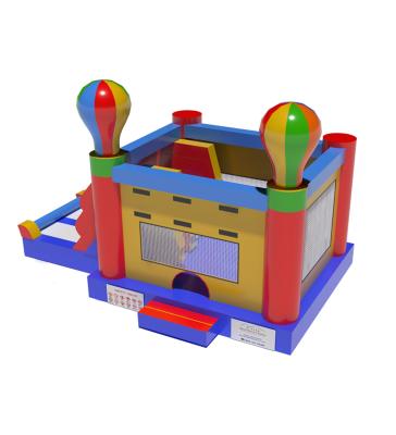 China Hot Air Balloon Theme Commercial Inflatable Small Jumping Castle for sale