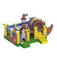 China Pirate Ship Theme Park Commercial Inflatable Kids Bounce House for sale