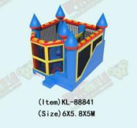 China Kids Play Commercial Inflatable Bounce House With Slides for sale