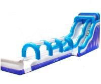 China Aldult Ceommercial Grade Inflatable Large Water Slides With Pool for sale