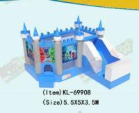 China Commercial Childrens Inflatable Bouncy House With Slides Rentals for sale