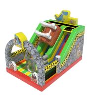 China Children Fun Park Inflatable Dinosaur Animals Slide For Rentals for sale