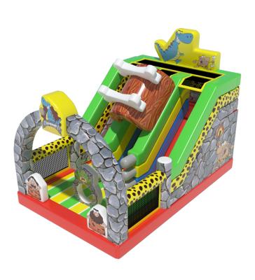 China Children Fun Park Inflatable Dinosaur Animals Slide For Rentals for sale