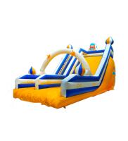 China White Yellow Blue Children Fun Park Inflatable Slide For Rentals for sale