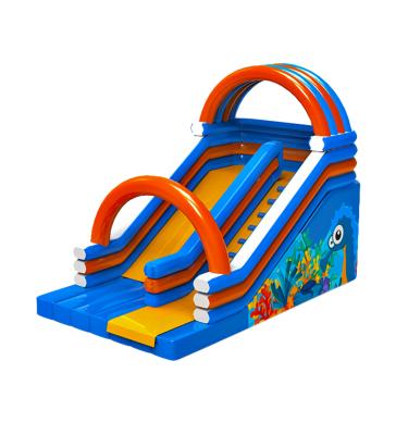 China Children Fun Park Inflatable Slide With Arch For Rentals for sale