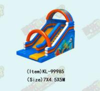 China Children Fun Park Inflatable Slide With Arch For Rentals for sale