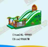 China Children Fun Park Inflatable Forest Palm Trees Slide For Rentals for sale