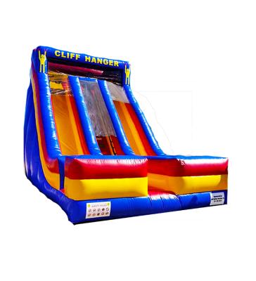China Cliff Hanger Children Fun Park Inflatable Slide For Rentals for sale