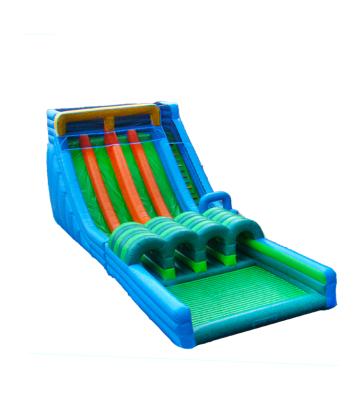 China Aldult  Outdoor Rental Inflatable Large Water Slides With Bouncy for sale