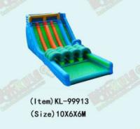 China Aldult  Outdoor Rental Inflatable Large Water Slides With Bouncy for sale