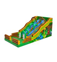 China Children Fun Park Inflatable Forest Animals Slide For Rentals for sale